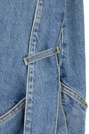 Attico Wide Leg Jeans - Multicolor
