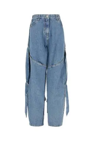 Attico THE ATTICO Wide Leg Jeans Multicolor