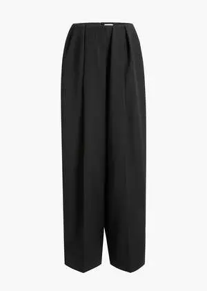 Khaite Kaia Wool Pants - Black