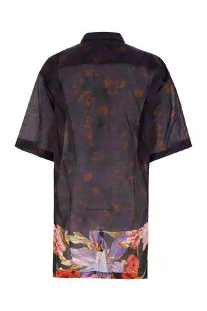 Dries Van Noten Printed Short Sleeve Shirt