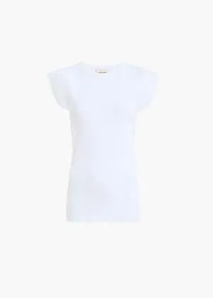 Khaite Angel Top In Japanese Cotton - Chalk