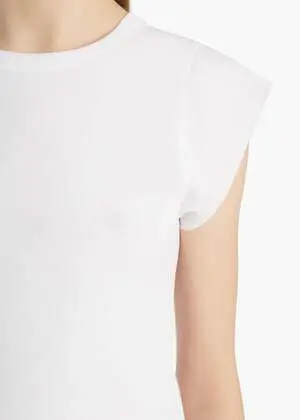 Khaite Angel Top In Japanese Cotton - Chalk