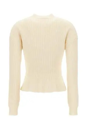 Chloé Ribbed Peplum Knitwear - Multicolor