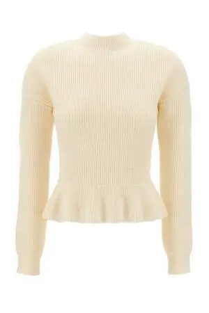 Chloé Ribbed Peplum Knitwear - Multicolor