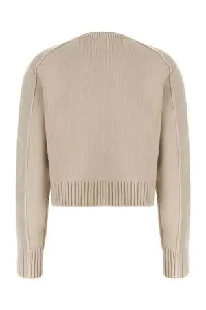 LANVIN Ribbed Cropped Pullover