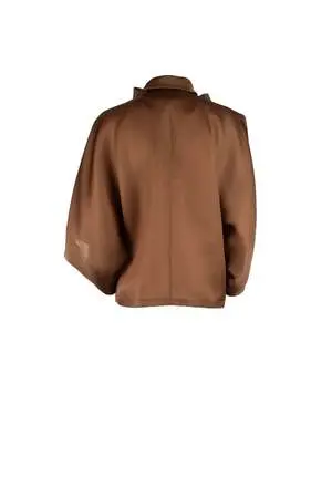 Alberta Ferretti Silk Shirt With Bow Detail