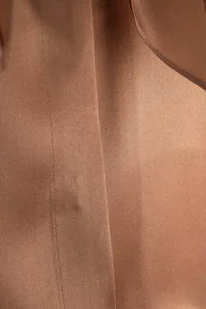 Alberta Ferretti Silk Shirt With Bow Detail