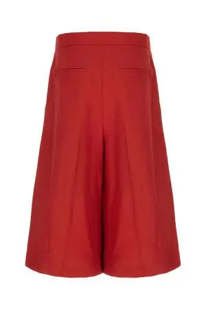 Max Mara Tailored Wide Leg Shorts - Multicolor