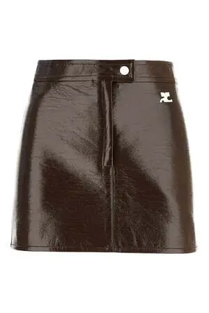 COURREGES Vinyl Skirt - Multicolor