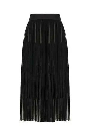 Black Fringe Skirts