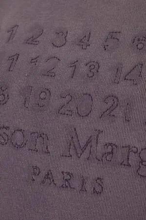 MAISON MARGIELA Crewneck Sweatshirt With Numeric And Logo Detailing