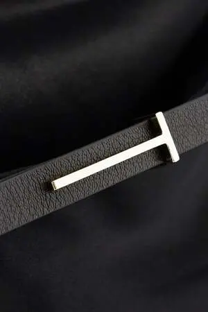 TOM FORD Black Skirt With Belt Detail