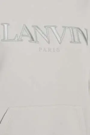 LANVIN Embroidered Logo Hoodie