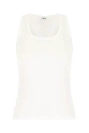SAINT LAURENT SAINT LAURENT Ribbed Tank Top