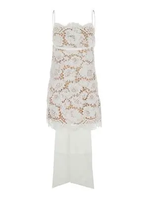 SELF-PORTRAIT Lace Mini Dress - Multicolor