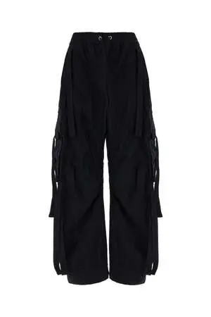 Dolce & Gabbana Black Cargo Trousers - Multicolor