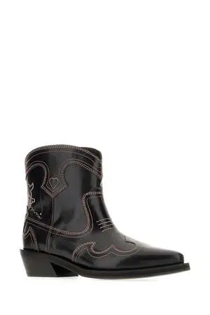 GANNI Ankle Boots - Multicolor