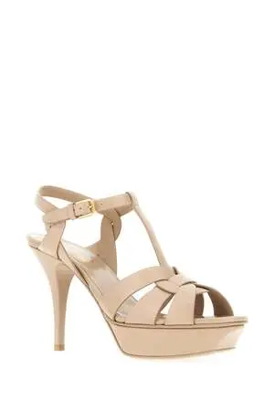 Saint Laurent Leather Heeled Sandals