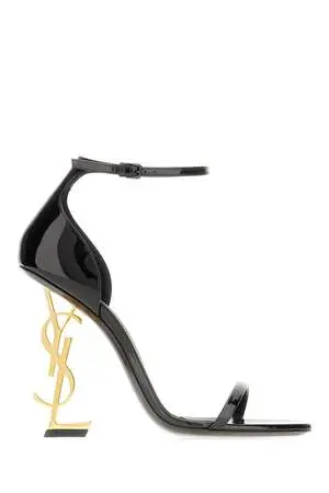 Saint Laurent Ankle Strap Sandals With Cassandre Heel
