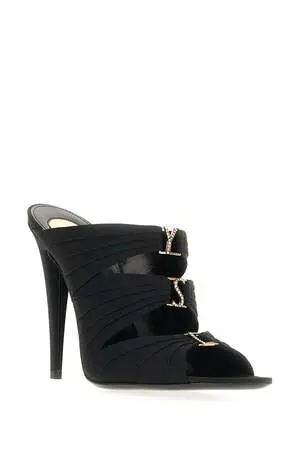 Saint Laurent Embellished Mules - Multicolor