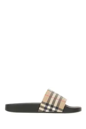 BURBERRY BURBERRY Checked Slides