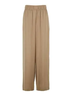 Brunello Cucinelli BRUNELLO CUCINELLI Silk Wide Leg Pants Multicolor
