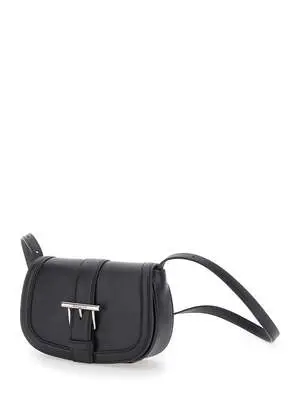 Alexander McQueen Leather Crossbody Bag With T-buckle