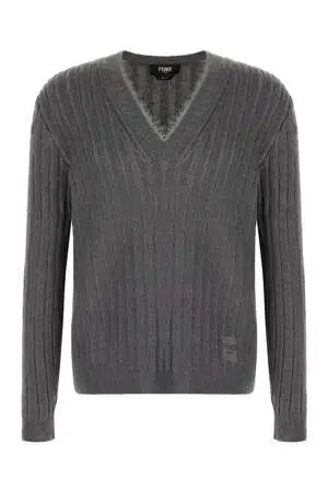 Fendi Knitwear V-neck Pullover - Multicolor