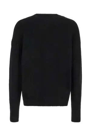 Palm Angels Ribbed Crew Neck Pullover