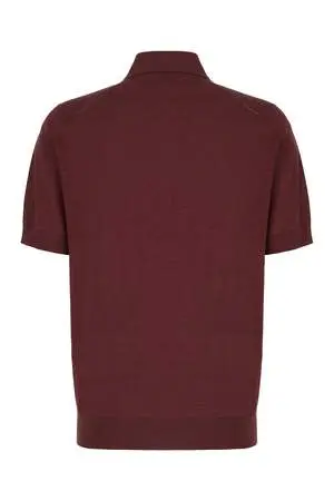 Brunello Cucinelli Ribbed Knit Polo Shirt