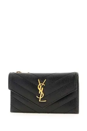 Saint Laurent Cassandre Quilted Wallet - Multicolor