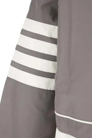 Thom Browne Zip-up Jacket With Signature Stripes