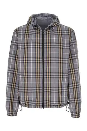 Burberry Plaid Zip-up Jacket - Multicolor