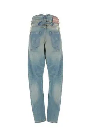 VIVIENNE WESTWOOD Acid Wash Distressed Jeans