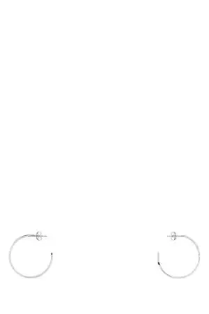 Givenchy Metal Tape Earrings - Silver