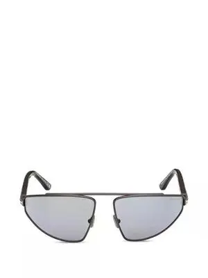 TOM FORD Geometric Frame Sunglasses - Grey