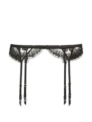 FLEUR DU MAL Mila Lace-trim Garter Belt