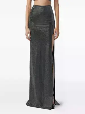 Philipp Plein Embellished Slit Skirt
