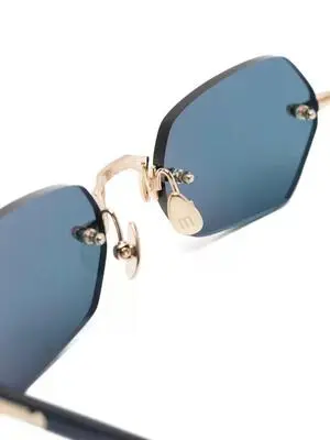 Matsuda Rimless Geometric-frame Sunglasses