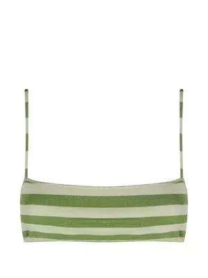 MC2 SAINT BARTH Sadie Bikini Top - Silver