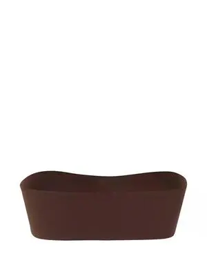 MC2 SAINT BARTH Iside Bandeau Bikini Top - Brown