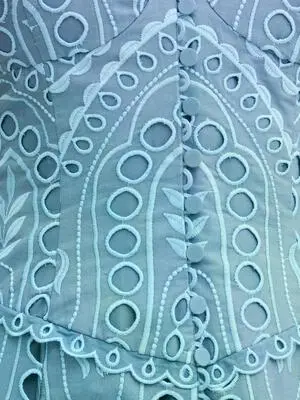 Charo Ruiz Ibiza Solance Broderie Anglaise Midi Dress