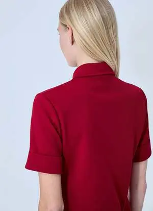 Miu Miu Jersey Polo Shirt - Red