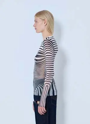 JEAN PAUL GAULTIER Re-edition Body Morphing Top - Gray
