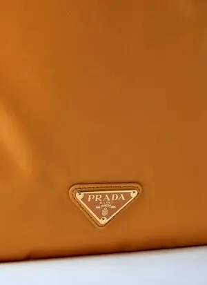 Prada Re-nylon Wish Pouch - Orange