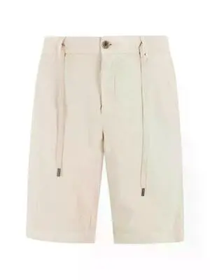 MYTHS Drawstring Waist Shorts - Neutrals