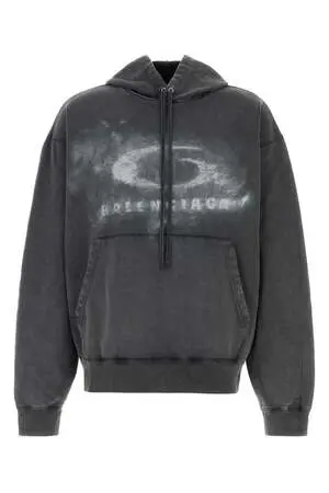 Balenciaga Cotton Oversized Sweatshirt - Gray