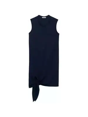 JW Anderson Navy Knotted Mini Dress