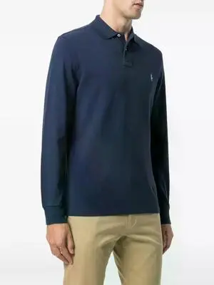 Polo Ralph Lauren Longsleeved Polo Shirt - Blue