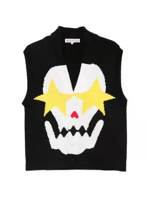 WALTER VAN BEIRENDONCK Starry Eyes Intarsia-knit Vest